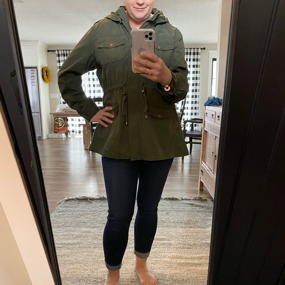 Jackets & Coats | Plus Size Hooded Utility Jacket | Poshmark